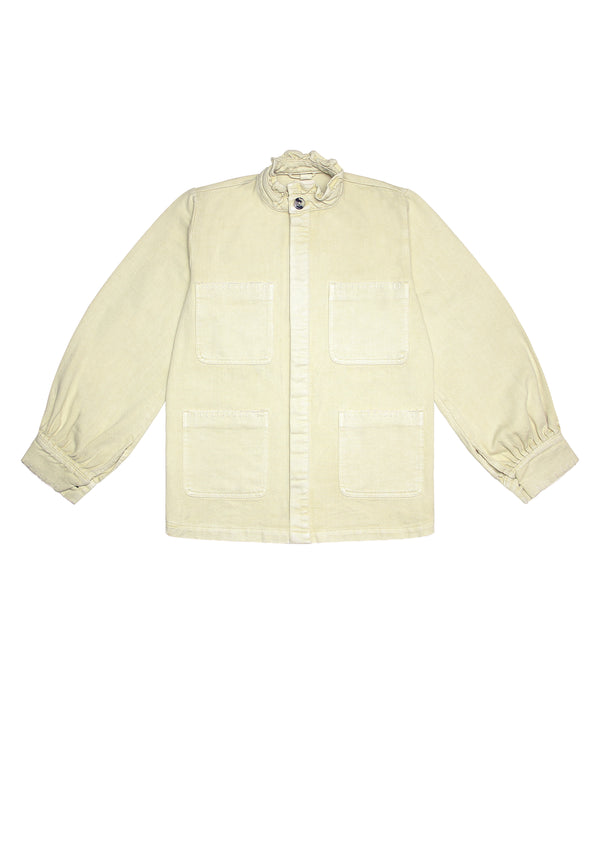 Pablo Denim Jacket in Mellow Yellow